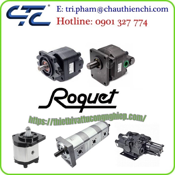 Bơm bánh răng Roquet trụ sở đại lý Việt Nam - CHAU THIEN CHI CO., LTD